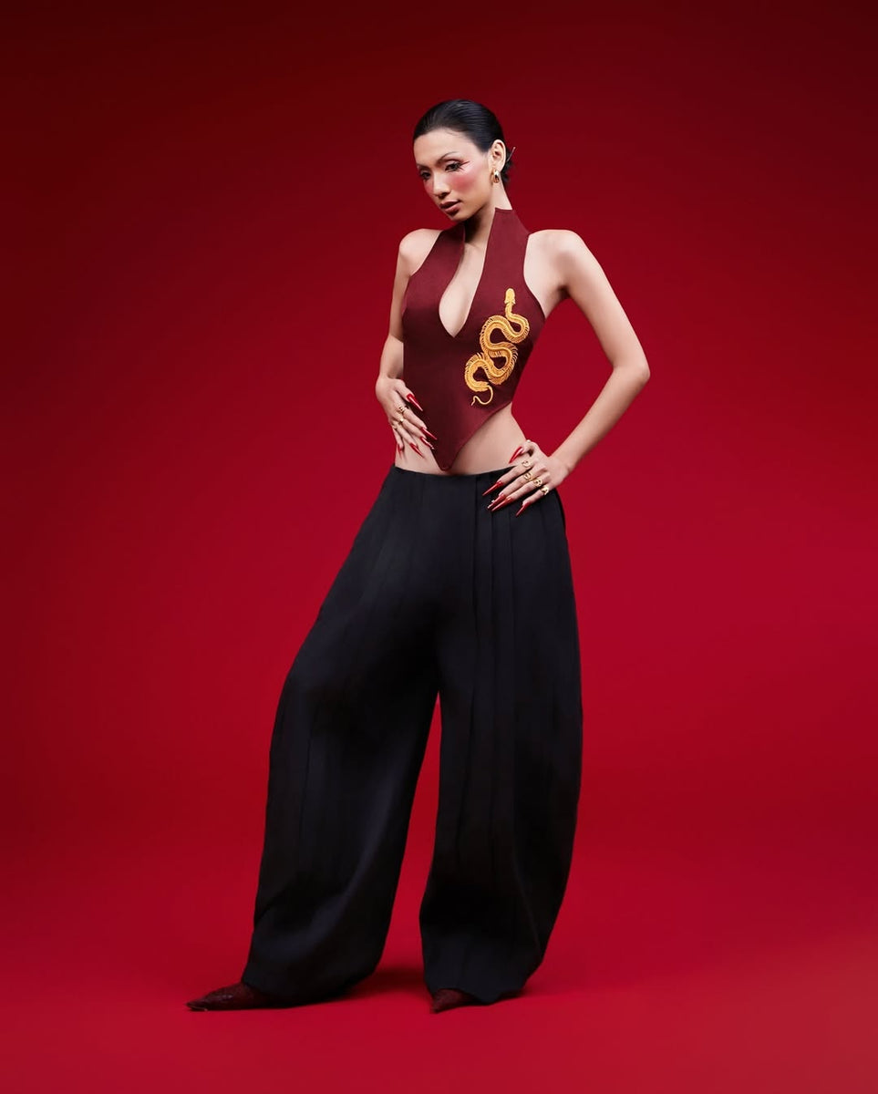 GOLDEN SNAKE TOP – Liniss